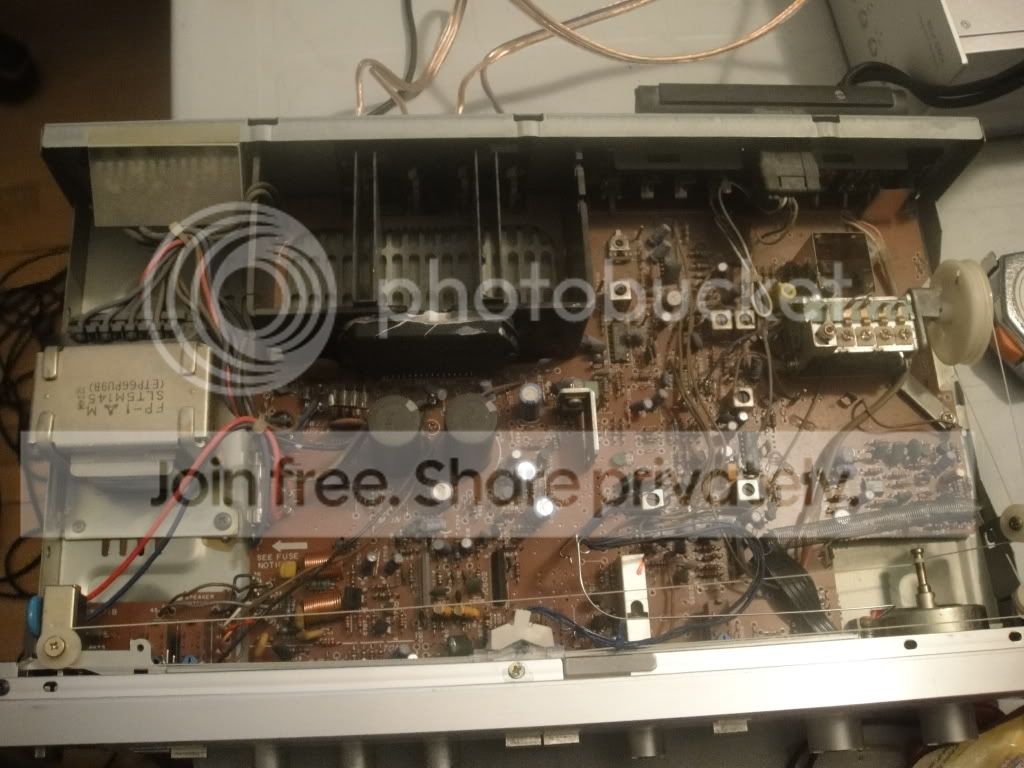 Just received old Technics amp; needs a bit of restoration.. help ...