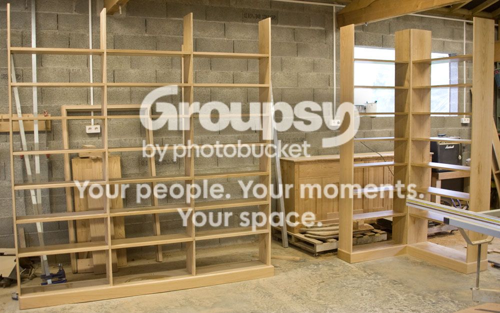 Solid Oak Library | UK Workshop