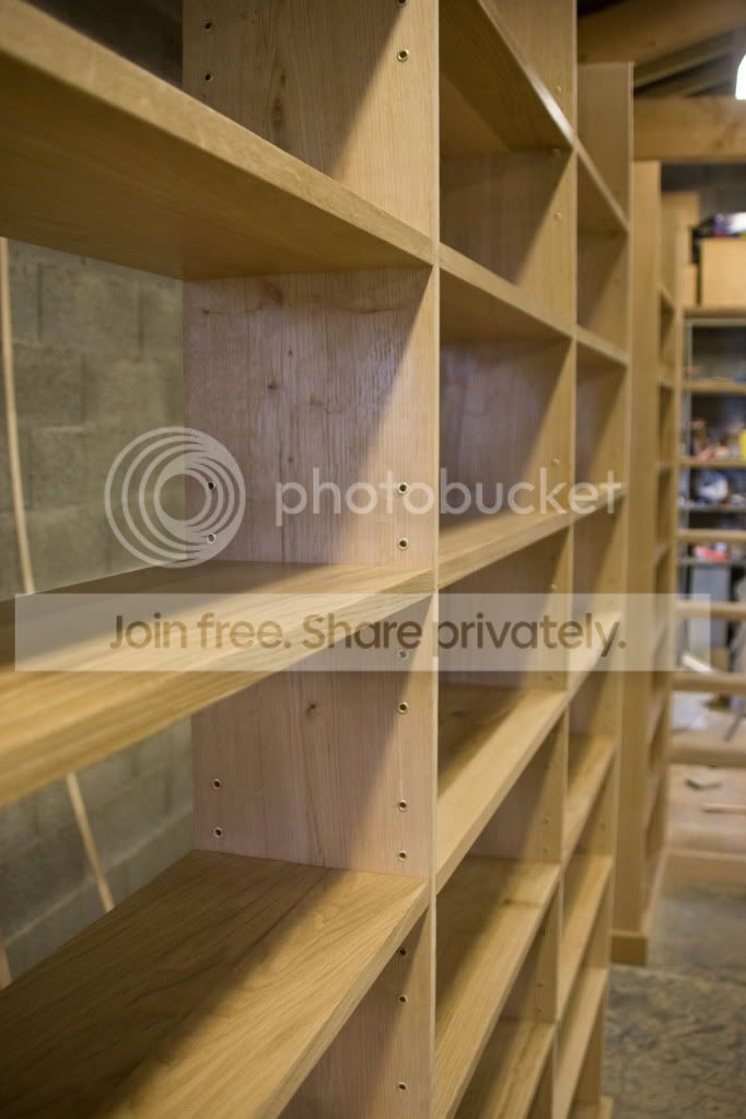 Solid Oak Library | UK Workshop